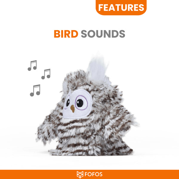 Fofos Swinging / Flapping Chirping Owl Cat Toy – ShakeHands