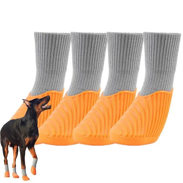Dog socks with rubber soles store