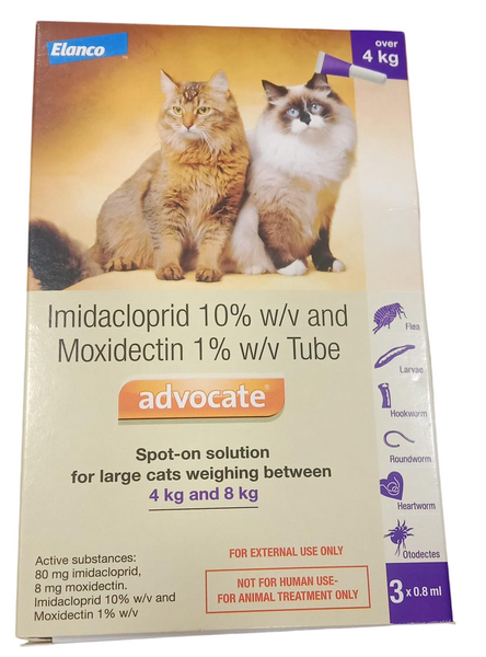 Elanco Advocate Spot-On Solution For Large Cat 4Kg-8Kg – ShakeHands