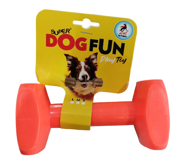 Super Dog Fun Play Toy Plastic Dumbell Dog Toy – ShakeHands