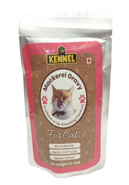Kennel Mackerel Gravy Cat Pouch 80 G (Pack of 12) – ShakeHands