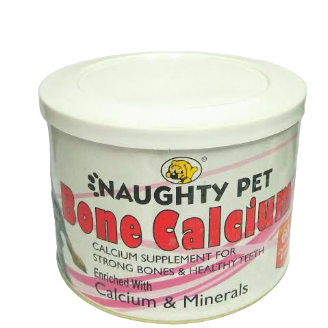Naughty Pet Bone Calcium Supplement Enriched With Calcium & Minerals ...