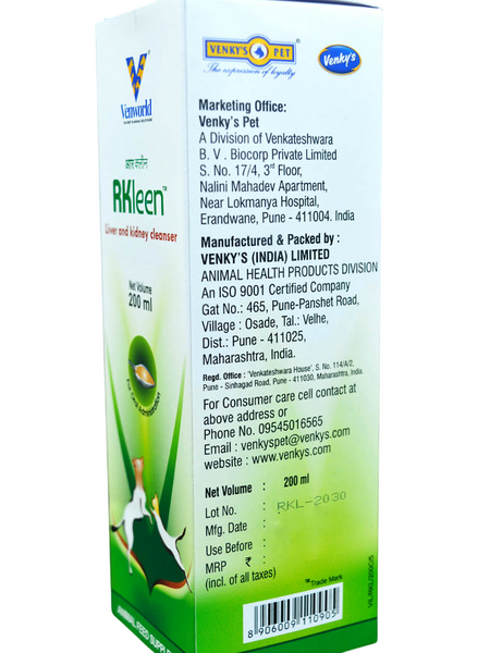 Venky's RKleen Liver & Kidney Cleanser for Dogs & Cats – ShakeHands