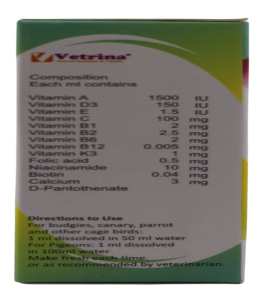 Vetrina Vetrivit Avian – Multivitamin Supplement for Birds – ShakeHands