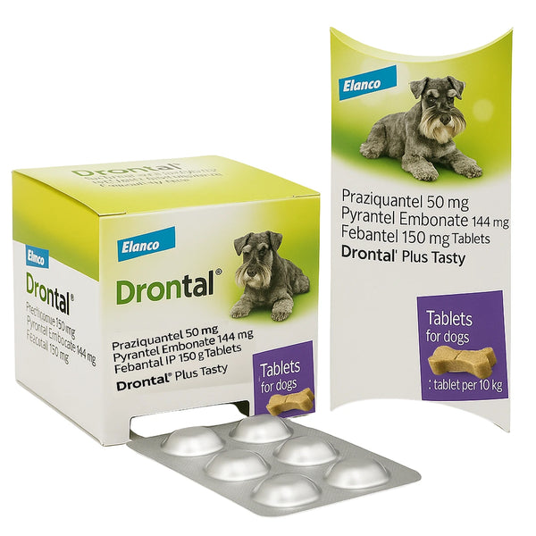 Elanco Drontal Plus Deworming Dog Tablets – ShakeHands