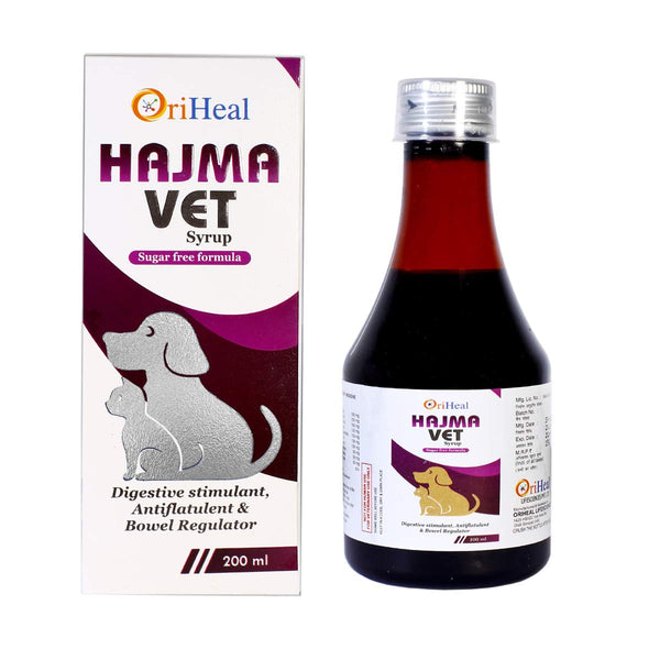 Oriheal Hajma Vet Syrup For Pups,Adult Dogs & Cats – ShakeHands