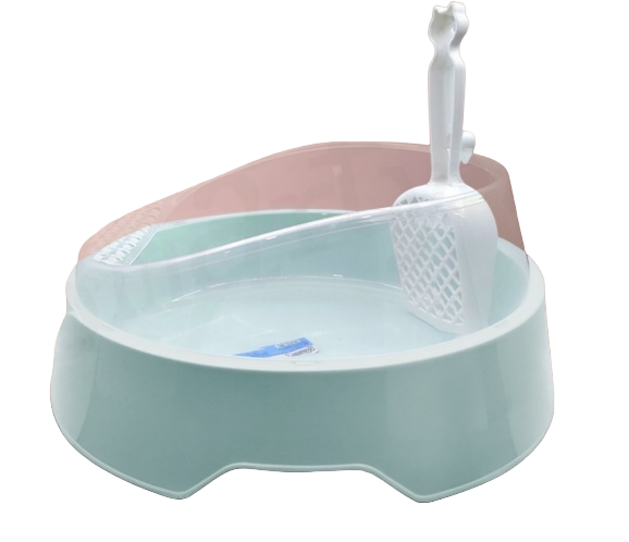 Smarty Pet Cat Litter Box With Rim & Scooper – ShakeHands