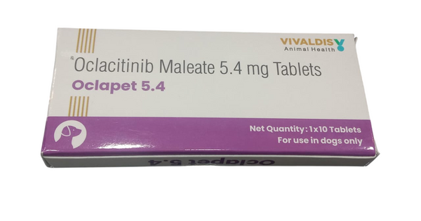 Vivaldis : Oclapet 5.4mg Tablets (Oclacitinib Maleate) for Dogs ...