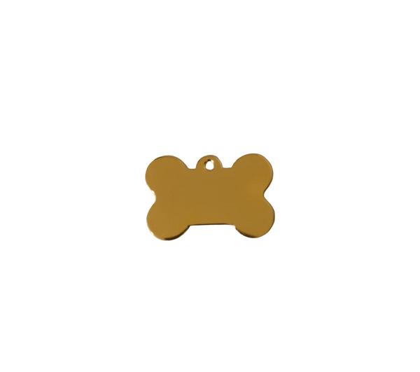 Kennel Brass Bone Shape Name Tag - Small – ShakeHands