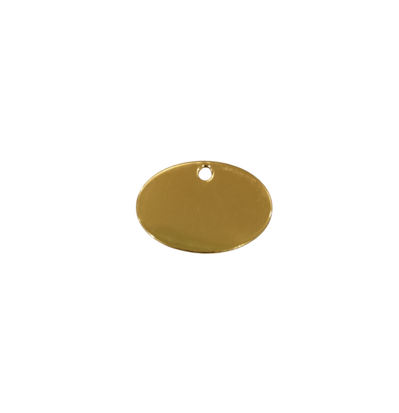 Kennel Brass Oval Shape Name Tag - Small – ShakeHands