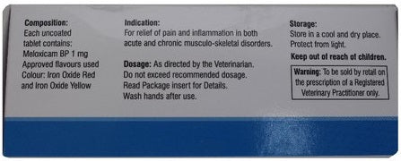 Savavet Metaflam Meloxicam 1mg Chewable Tablets For Dogs – ShakeHands