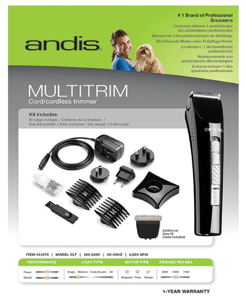 Andis MultiTrim Cord/Cordless Trimmer – ShakeHands