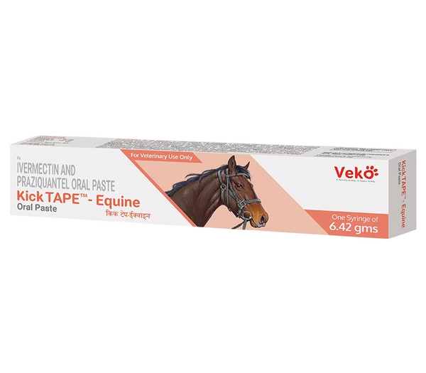 Veko Kick TAPE Equine Oral Paste – Ivermectin & Praziquantel – ShakeHands