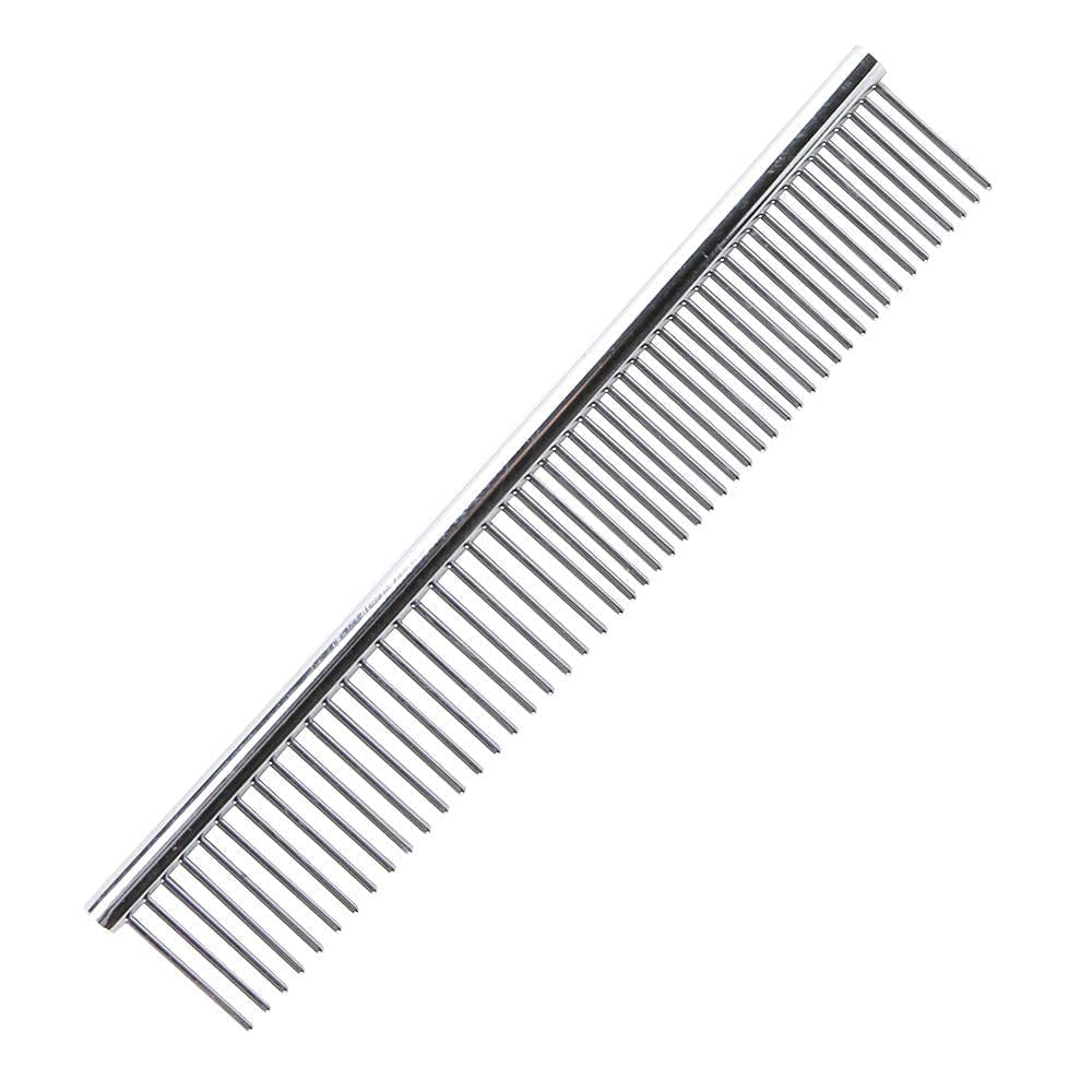 Nunbell Rounded Teeth Stainless Steel Flat Comb – ShakeHands